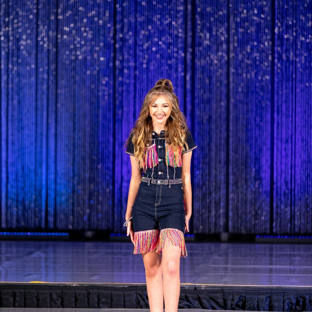 Pageant Denim Wear Outfit - Gem